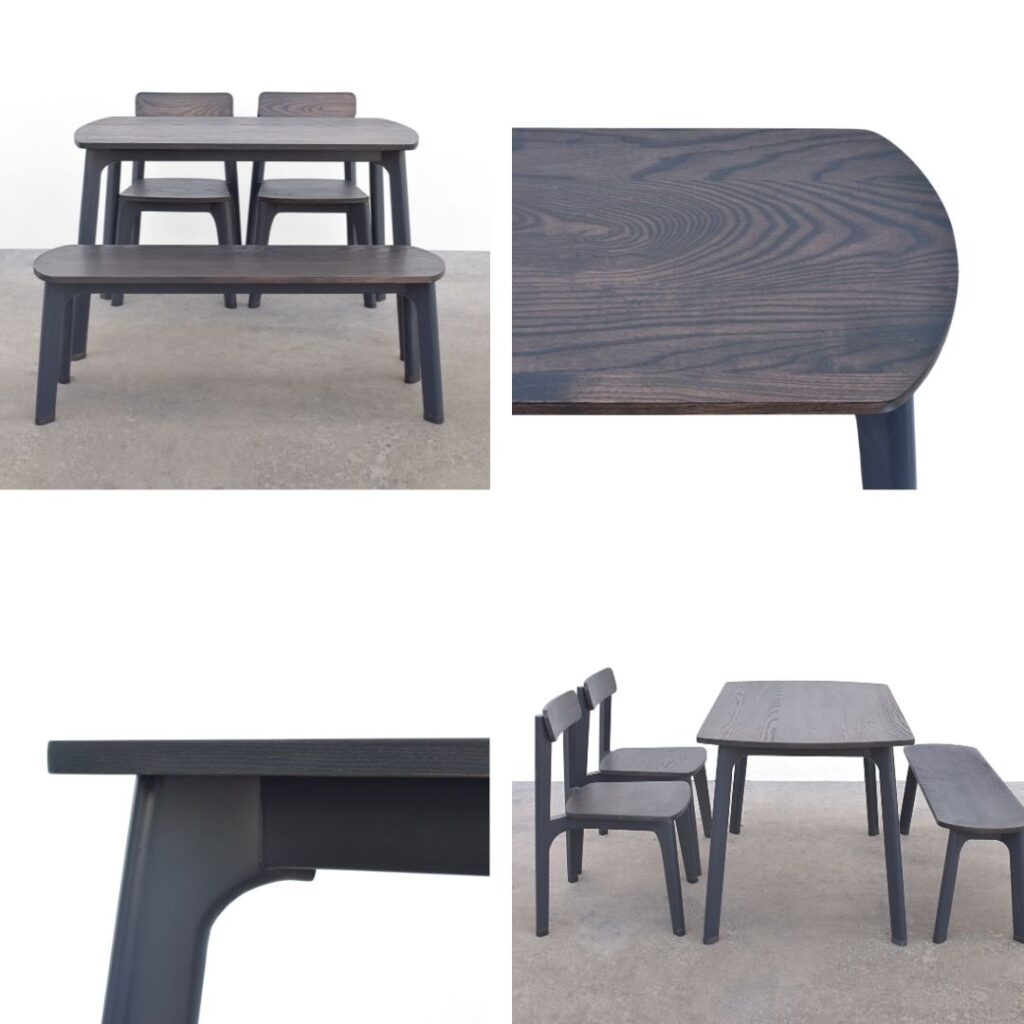 โต๊ะ Juno Black/White – IWT Studio